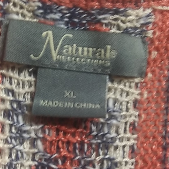 Natural Reflections | Sweaters | Multi Colored Short Sleeve Cardigan ...